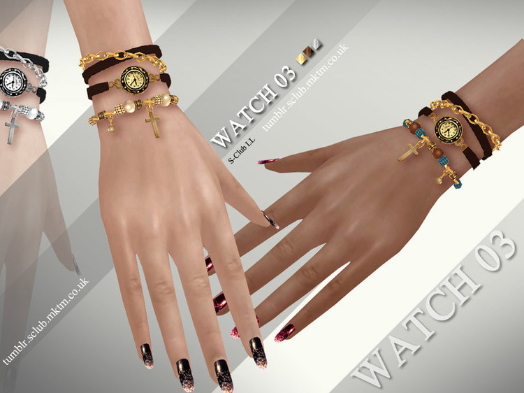 S-Club LL ts4 watch N03 by simsday - SimsDay
