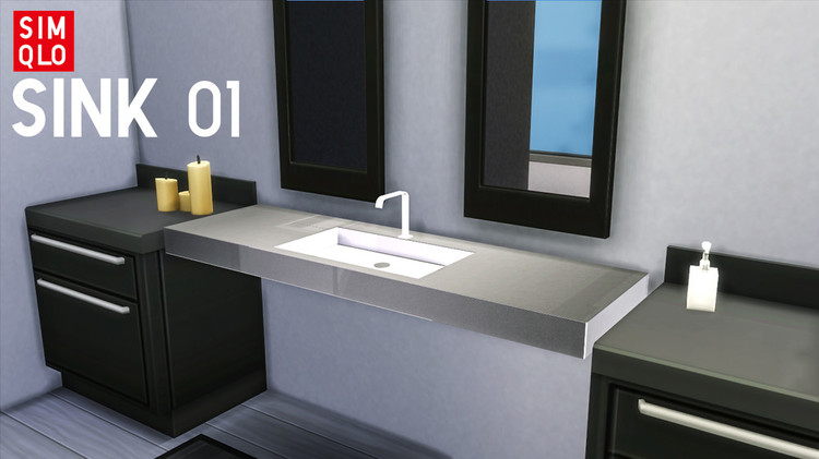 Sink 01 from SIMQLO by Safari - SimsDay
