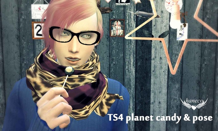 haneco ts4 planet candy & pose by haneco410 - SimsDay