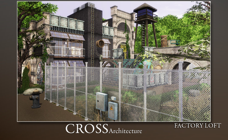 New TS3 home~ Factory Loft by simsday - SimsDay