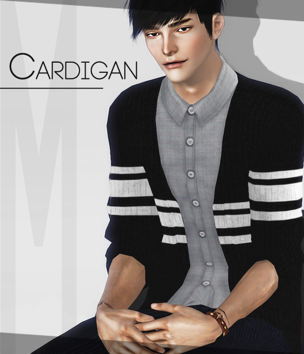 【LittleM】TS3_Cardigan_M by LittleM - SimsDay