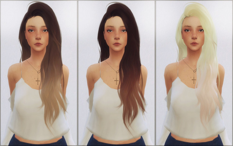 [Elliesimple] - Hair retexture ombré by simsday - SimsDay