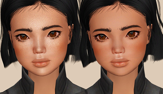 TS3 simple highlighter/facial illuminator by simsday - SimsDay