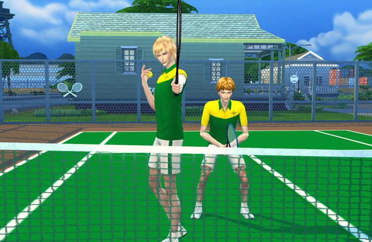 {haneco}ts4 tennis set by haneco410 - SimsDay