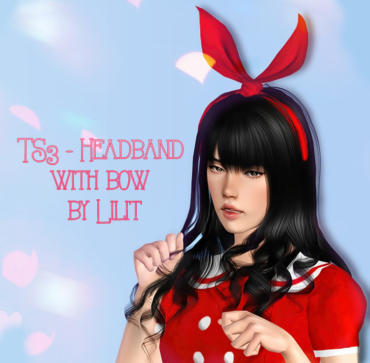 TS3 - Headband with bow by Lilit by Lilit - SimsDay