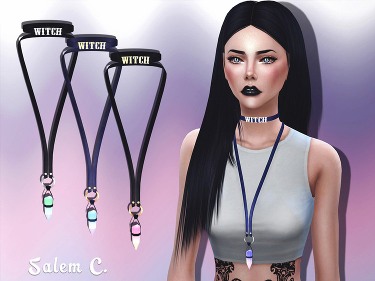 Witch necklace (TS4) by simsday - SimsDay